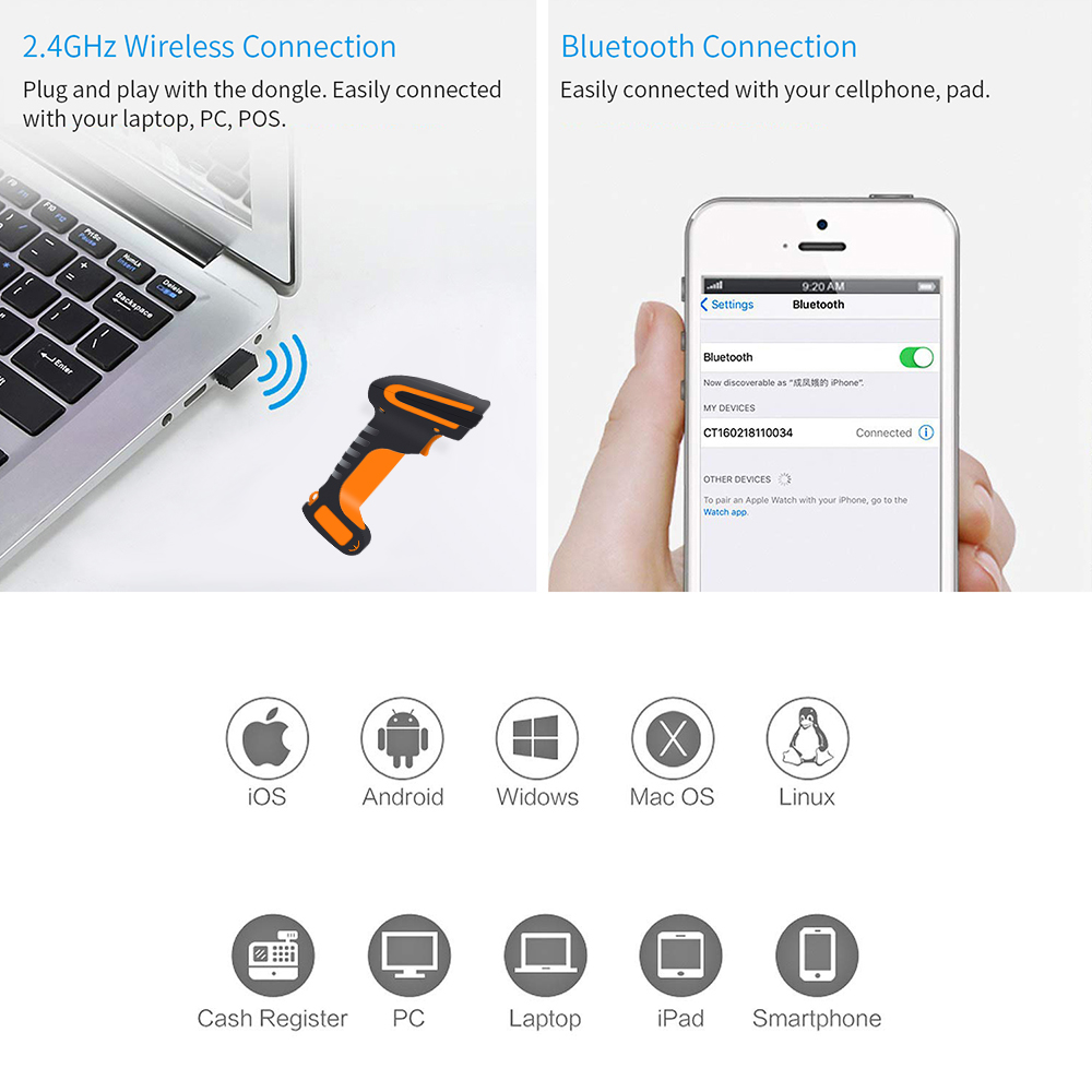 MJ-1911 Industrial 2D Barcode Scanner - symcode111