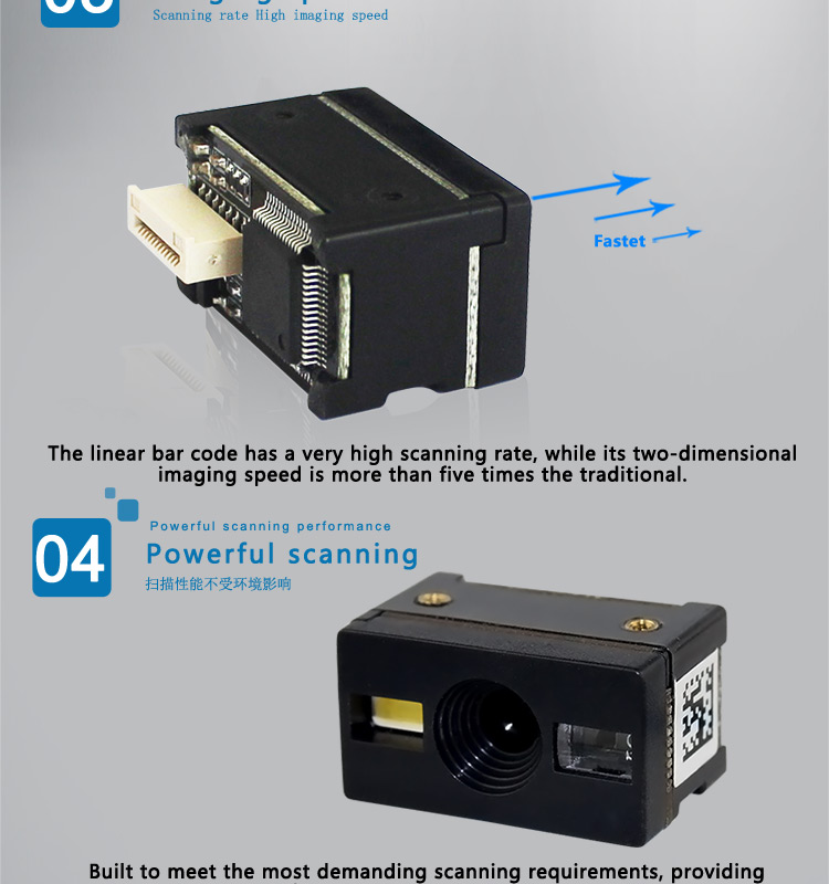 MJ-2000 OEM Barcode Scanner Module - symcode111