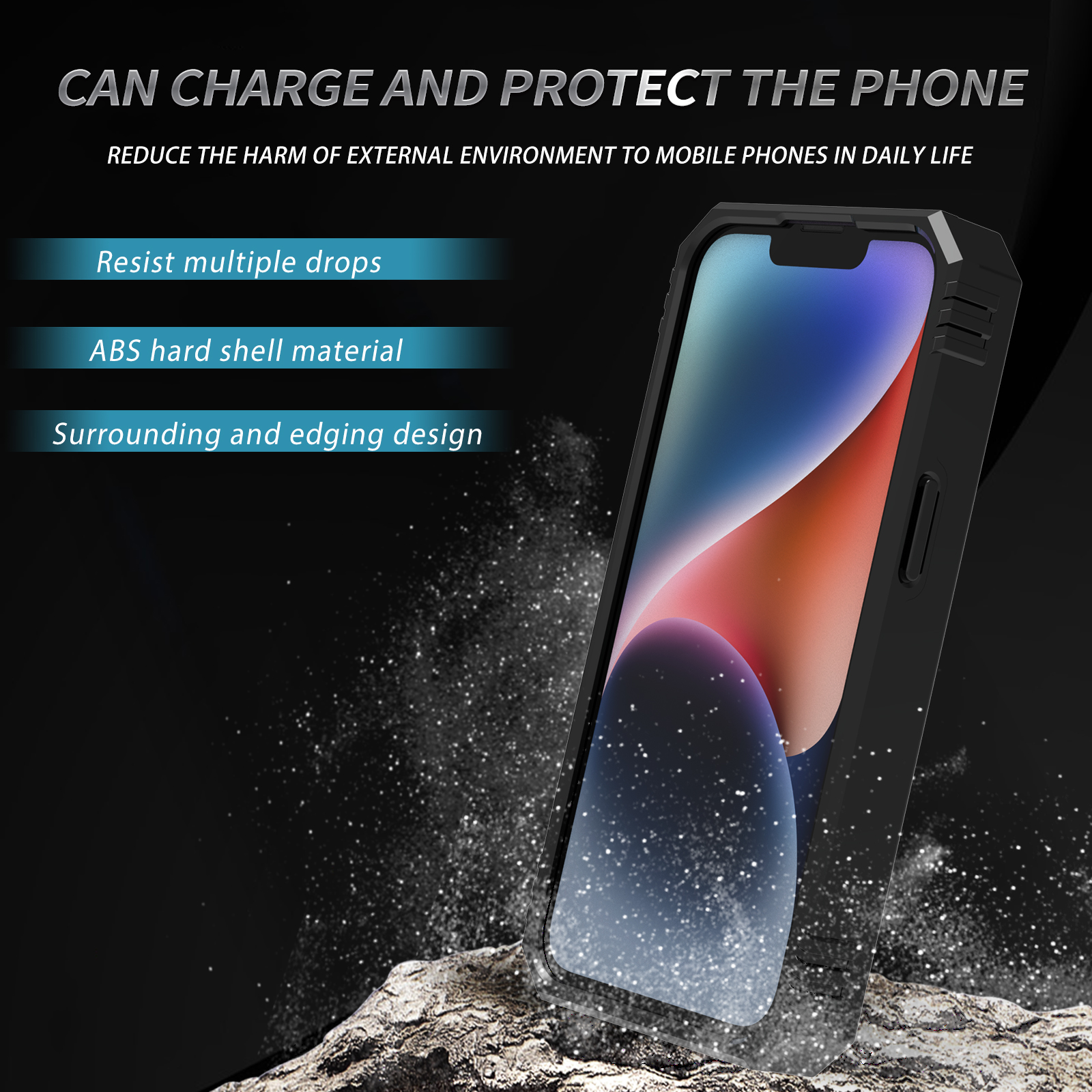 R78 iPhone Silicone Case Bluetooth Barcode Scanner - symcode111